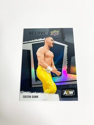 Colten Gunn Black Rainbow 2022 Upper Deck AEW Allure Card # 45 | eBay