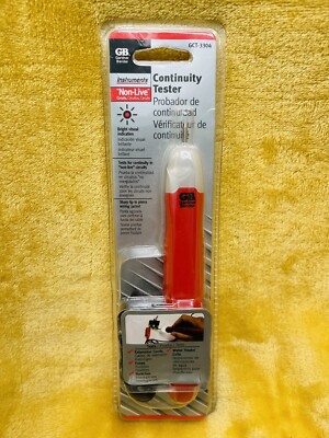 Gardner Bender GCT-3304 Continuity Tester Test Extension Cords Fuses ...