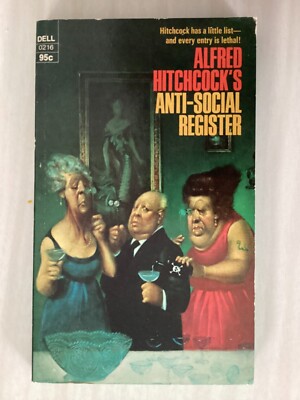 ALFRED HITCHCOCK'S ANTI-SOCIAL REGISTER - 14 SHORT STORIES - JACK ...