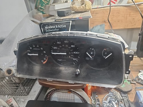 92-95 USDM HONDA CIVIC EG VTEC INSTRUMENT GAUGE CLUSTER MANUAL 5SPD ...