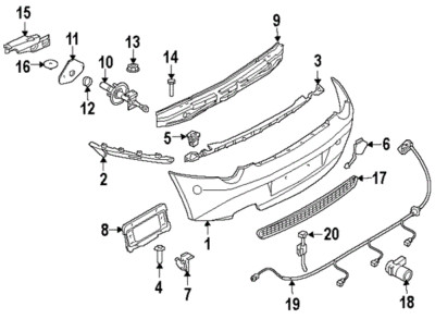 BMW 51127020321 GENUINE OEM ROCKER MOLDING RETAINER NUT | eBay