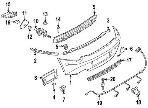 BMW 51127020321 GENUINE OEM ROCKER MOLDING RETAINER NUT | eBay