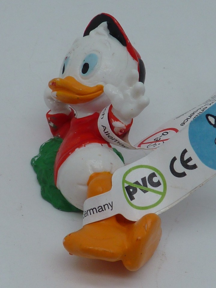 FIGURINE PVC PLASTIQUE BULLYLAND DISNEY*LOULOU LE NEVEU DE DONALD TALKY ...