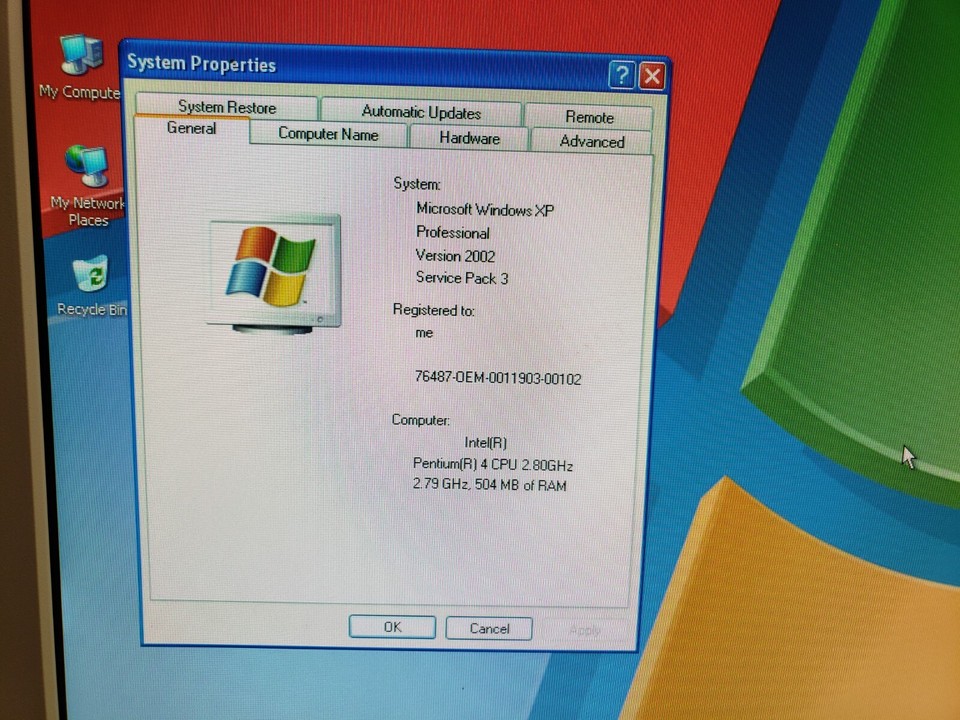 Vintage Dell Dimension 4700C Mini Tower PC Pentium 4 2.8GHz 512MB 250GB ...