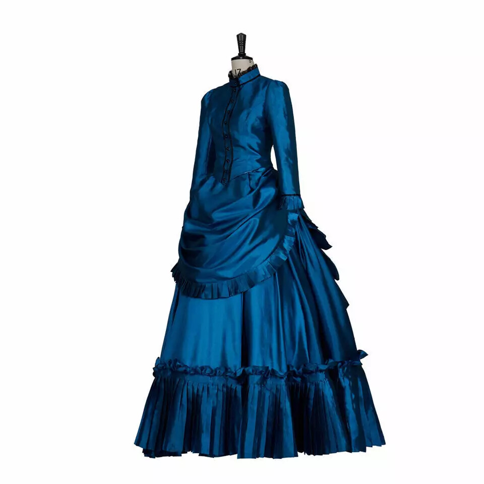 Victorian Lady Edwardian Dress Ghosts Hetty Cosplay Costume | eBay