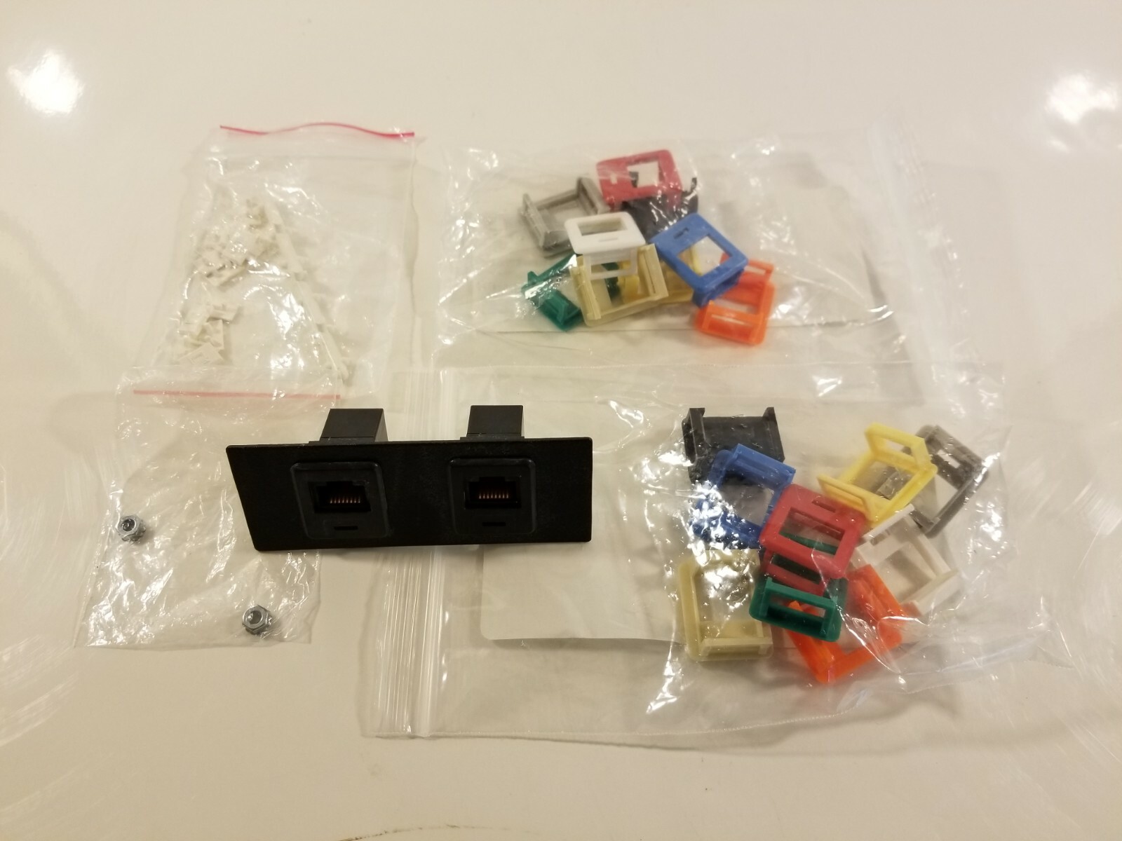 EXTRON 70-100-11 AAP (2) Two RJ45 Female F BLACK Barrels Coupler ...