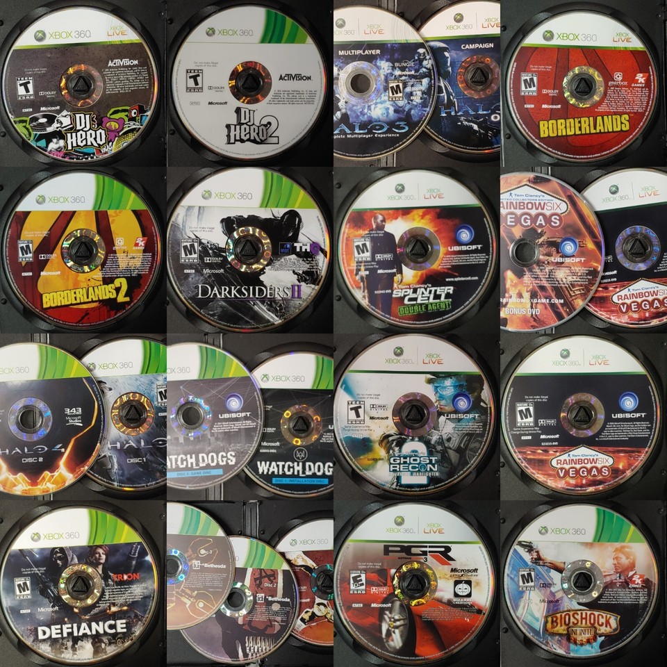 Xbox 360 Video Games Disc Only Huge Selection You Choose Super Fast ...