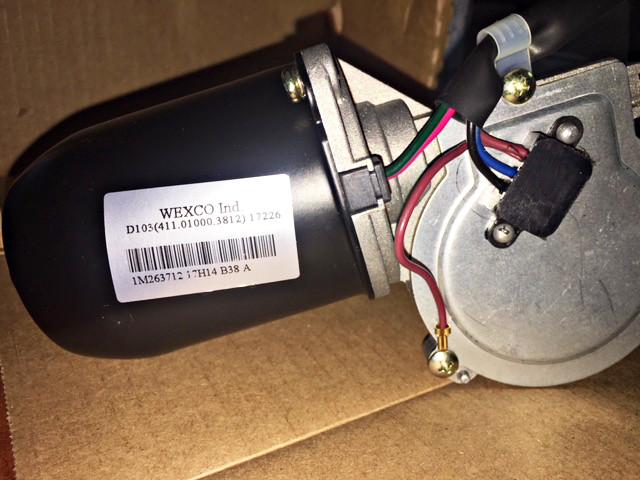 WEXCO D103 12V WIPER MOTOR - 38NM - 5 PIN CONNECTOR | eBay