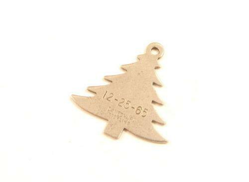 Danecraft Vintage Sterling Silver 925 Christmas Tree Charm*Monogram RHM ...