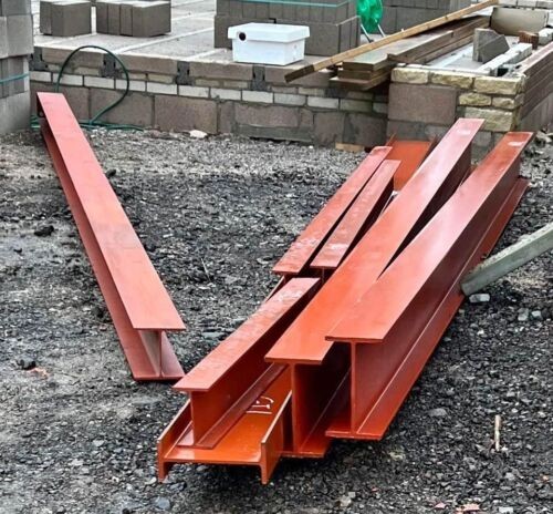 Universal Red Oxide Mild Steel RSJ Beam UB Structural S355 Metal ...