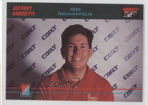 1992 Collect-A-Card Andretti Racing Jeff Andretti Jeffrey Andretti #84 ...