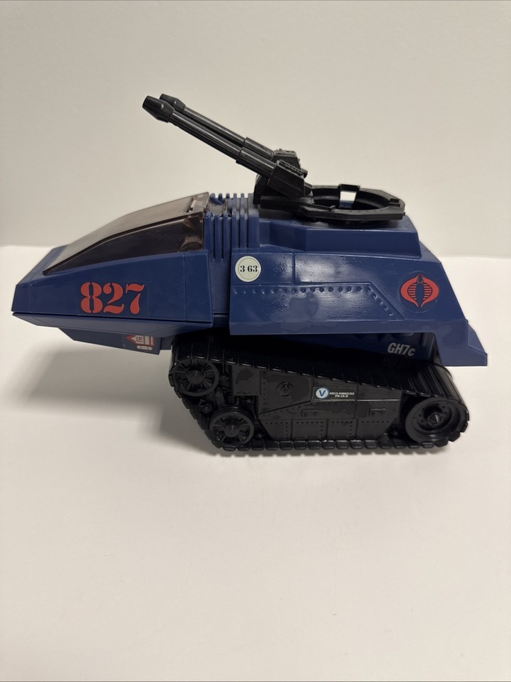 2007 GI Joe 25th Cobra Blue HISS Tank Vehicle Driver Action Figure ...