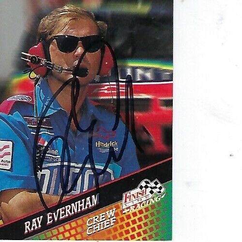 RAY EVERNHAM SIGNED 1994FINISH LINE RACING #55 - NASCAR | eBay
