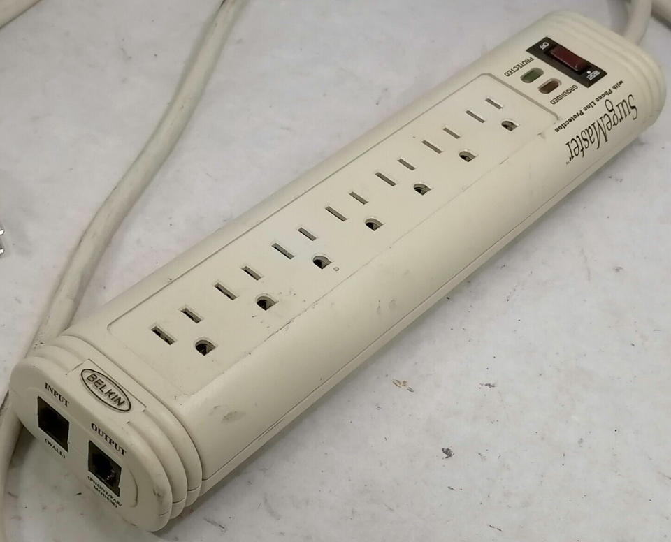 Belkin Surgemaster F5C572-TEL Surge Protector 125V / 15 A | eBay