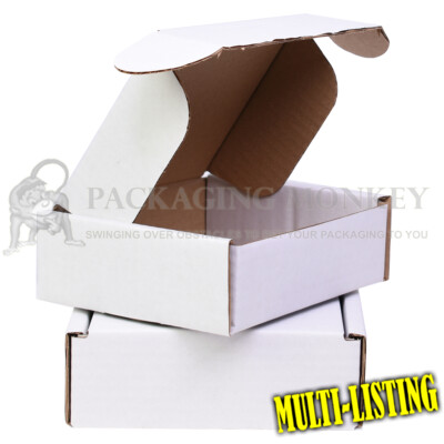WHITE ROYAL MAIL SMALL PARCEL CARDBOARD POSTAL BOXES PACKET MAILING ...