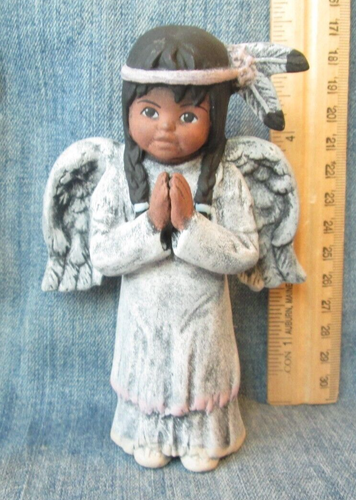 Praying Angel Indian Girl 5" Figurine Figure BX | eBay