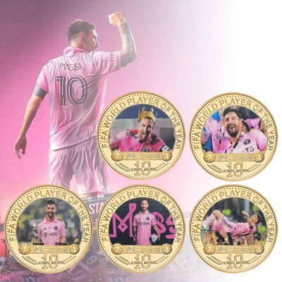 Lionel Messi Miami 5x Gold Coin Set inc Display Box | eBay Australia