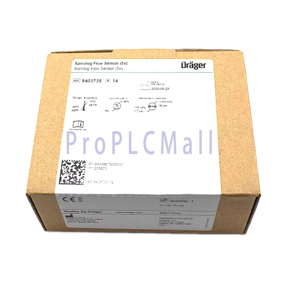 New In Box DRAGER 8403735 Spirolog Flow Sensor~ | eBay