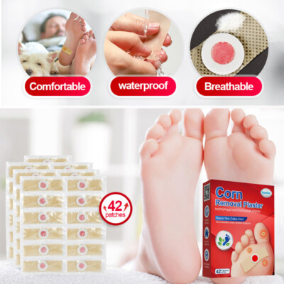 Lot De 42 Coussinets Anti-Cors Pour Les Pieds Patchs De Plâtre Pour ...