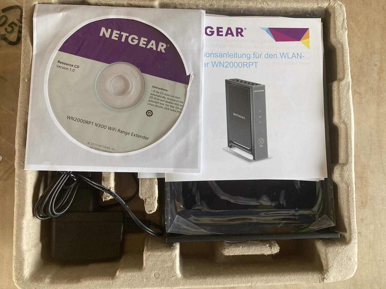 Netgear WN2000RPT - Universal WiFi Range Extender, 4Port Wifi Adapter ...