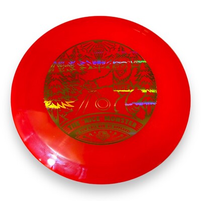 Nice Monster Kona Peach Orange Disc Golf Gold Foil 175 Grams Frisbee | eBay
