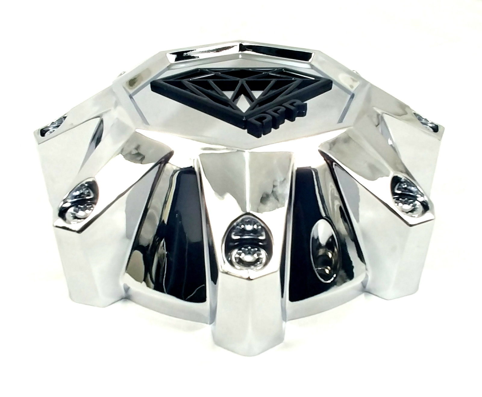 Vintage Forged Chrome Center Cap 8-1/2"OD 2-1/2"H Bolt-On Closed-End ...