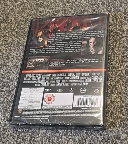 Stephen King's Rose Red DVD - Haunted House Horror Movie - Brand New ...