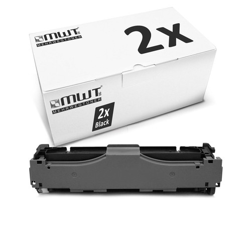 2x Toner BLACK for Canon I-Sensys LBP-7200-c MF-8350-cdn LBP-7680-cx MF ...