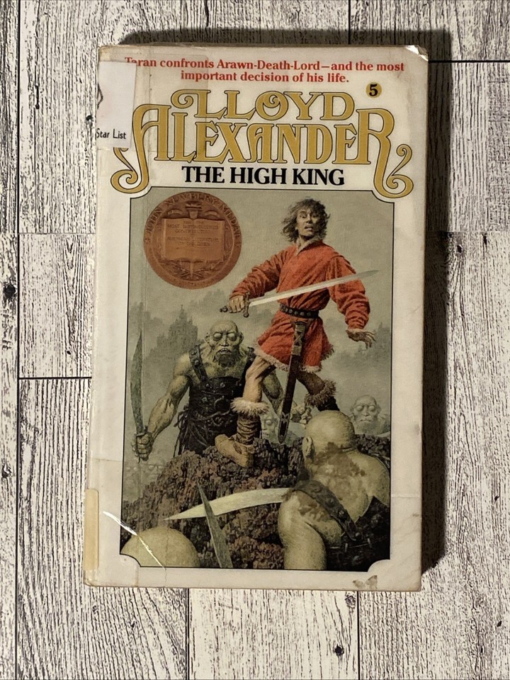 Chronicles Of Prydain Complete Set 1-5 Lloyd Alexander Dell PB white ...