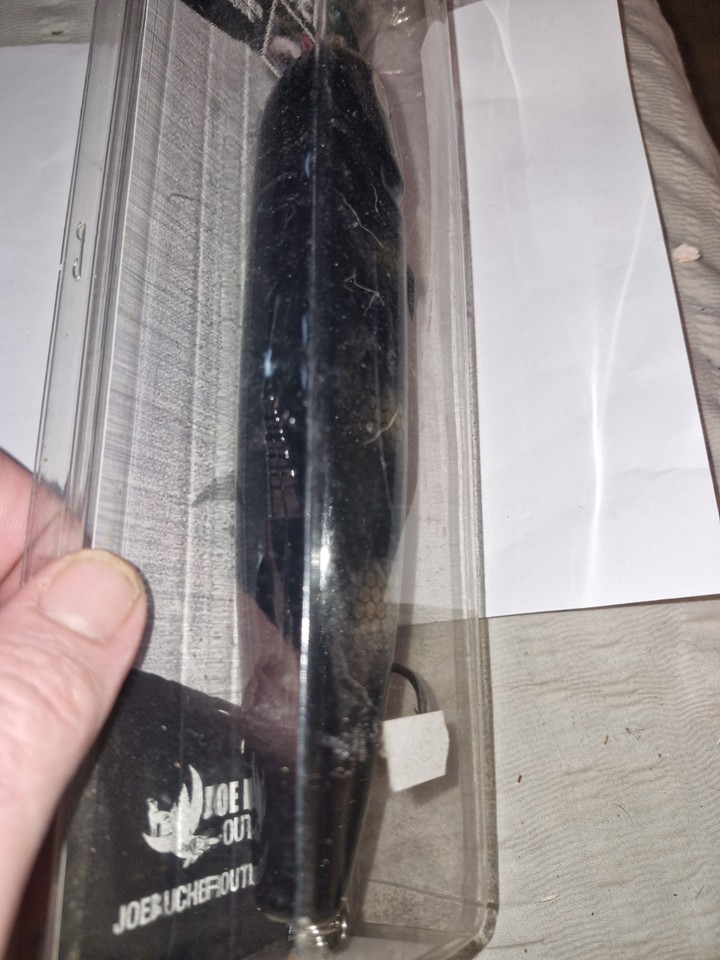 Joe Bucher DepthRaider CD 8 Inch black Perch Pattern Pike Lure Musky ...