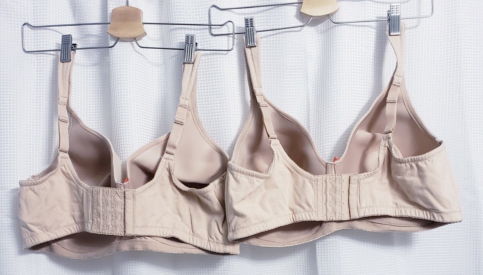 Lot of 2 HoneyB 44DDD Full-Figure Wire-Free Nude Bras | eBay