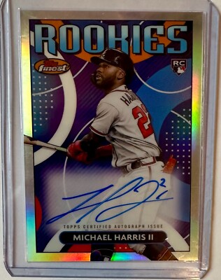 2023 Topps Finest Michael Harris Rookie Autograph | eBay