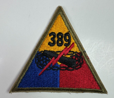 389th US Army Armored Division Patch K2 | eBay