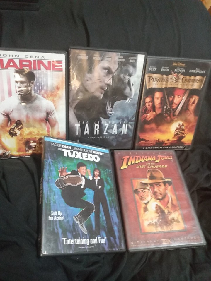 Lot Of 19 Action And Adventure Dvds (21 Movies) Brad Pitt Brendan ...