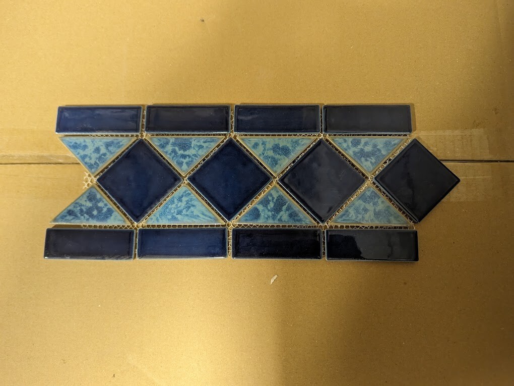 Royal Blue Pool Tile Martinique
