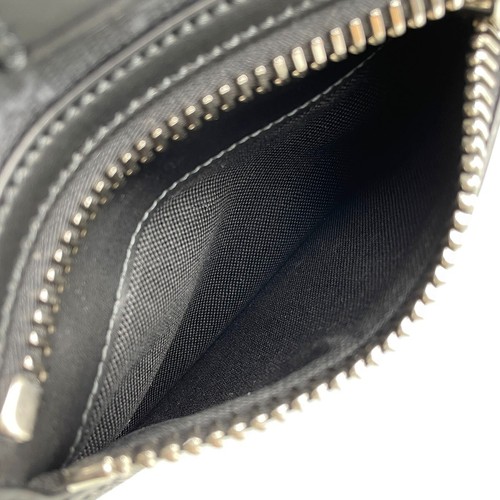 GUCCI GG supreme PVC Leather Canvas Fabric Black Gray Cross body bag ...