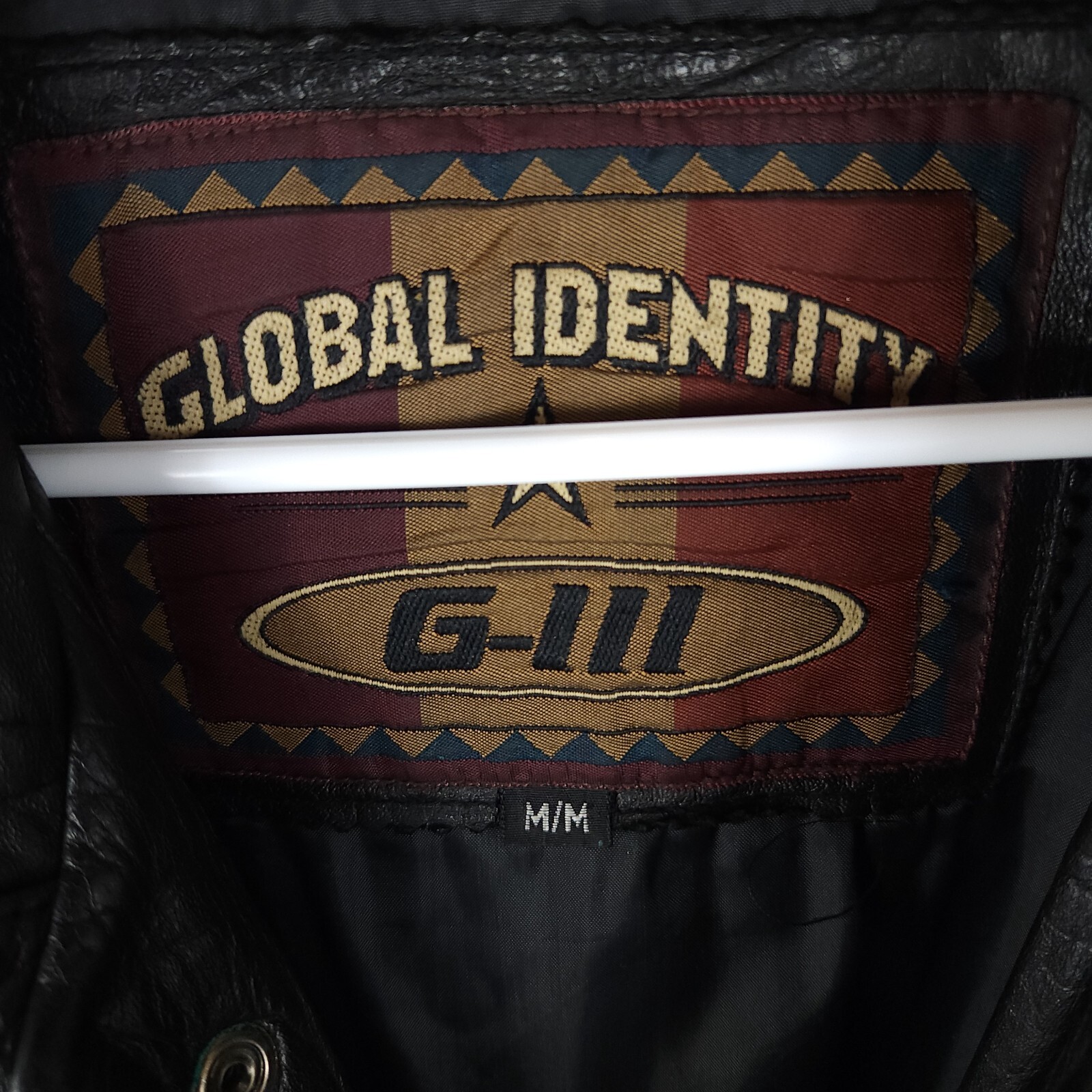 Global Identity Jacket Men's Medium Black Leather Ful… - Gem