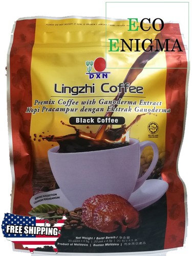 10 DXN Lingzhi Coffee Black Coffee New Gourmet Ganoderma Lucidium Exp ...