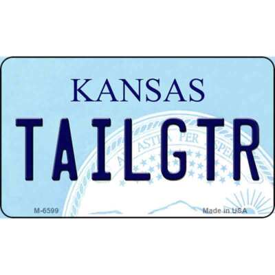 Tailgtr Kansas State License Plate Tag Novelty Magnet M-6599 | eBay