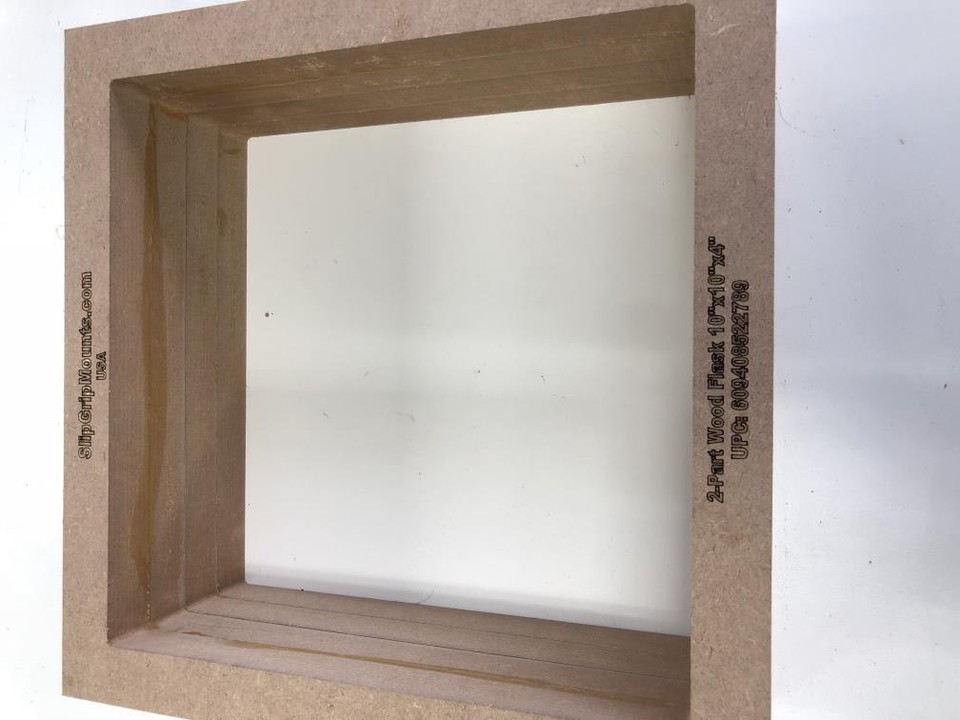 2-Part Foundry Wood Flask for Sand Casting Jewelry Craft Making Tool 10 ...