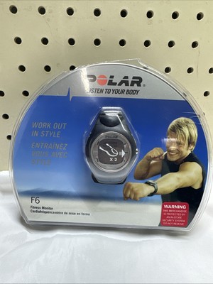 POLAR FITTNESS MONITOR WATCH ~ F6 ~ NEW IN BOX ~ NOS | eBay