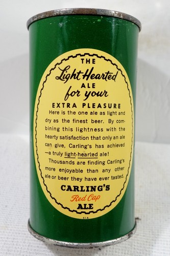 Red Cap Ale W/The Light Hearted Ale Story Panel Flat Top Beer Can | eBay