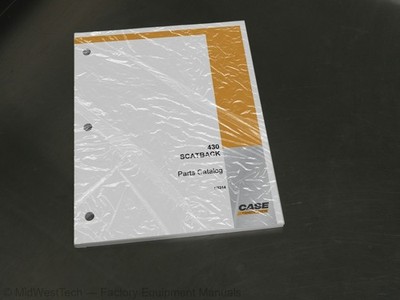 Case 430 Scatback Wheel Loader Parts Catalog Exploded Views Manual ...