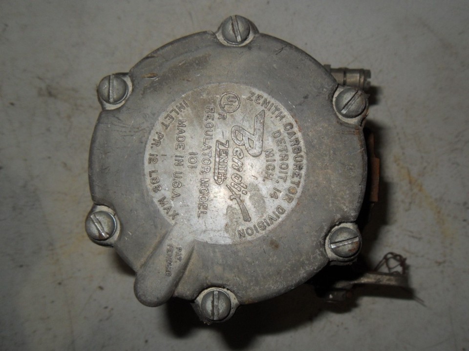 Zenith Carburetor OE3343 LP Model 101 Regulator - Propane Forklift | eBay