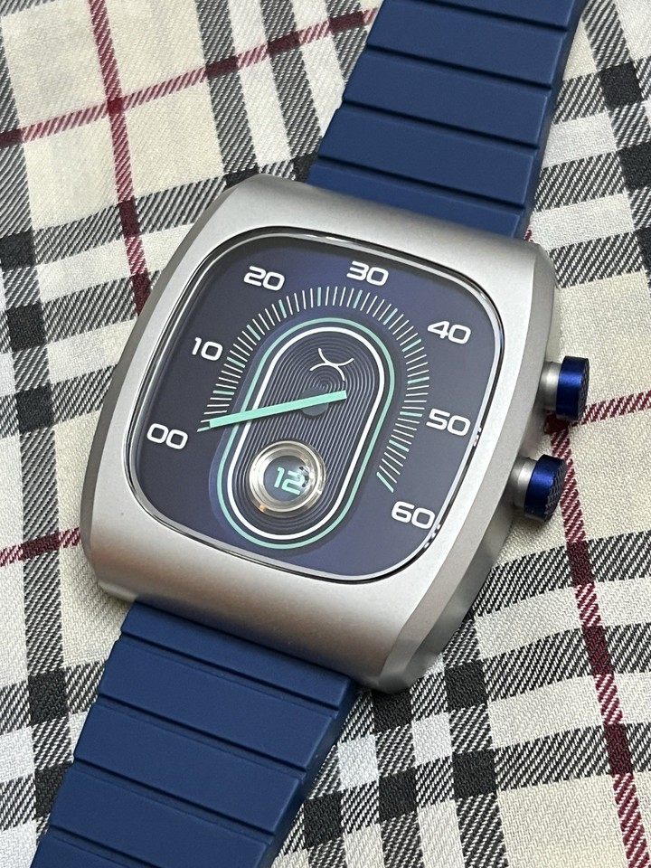 Xeric Retroscope — Retrograde Jump Hour Watch — Limited Run — Blue | eBay