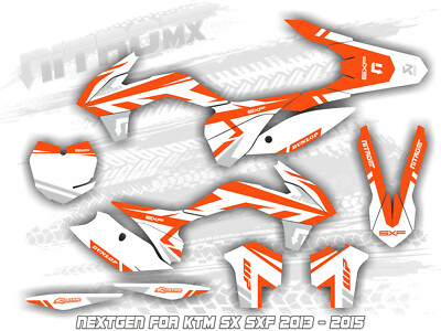 NitroMX Graphic Kit for KTM SX SXF 125 250 350 450 2013 2014 2015 SX ...