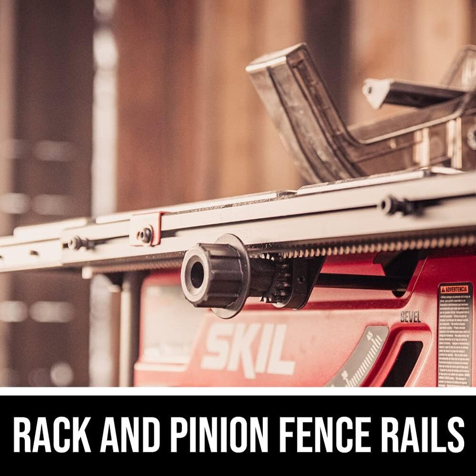 SKIL 15 Amp 10 Inch Portable Jobsite Table Saw with Folding Stand ...