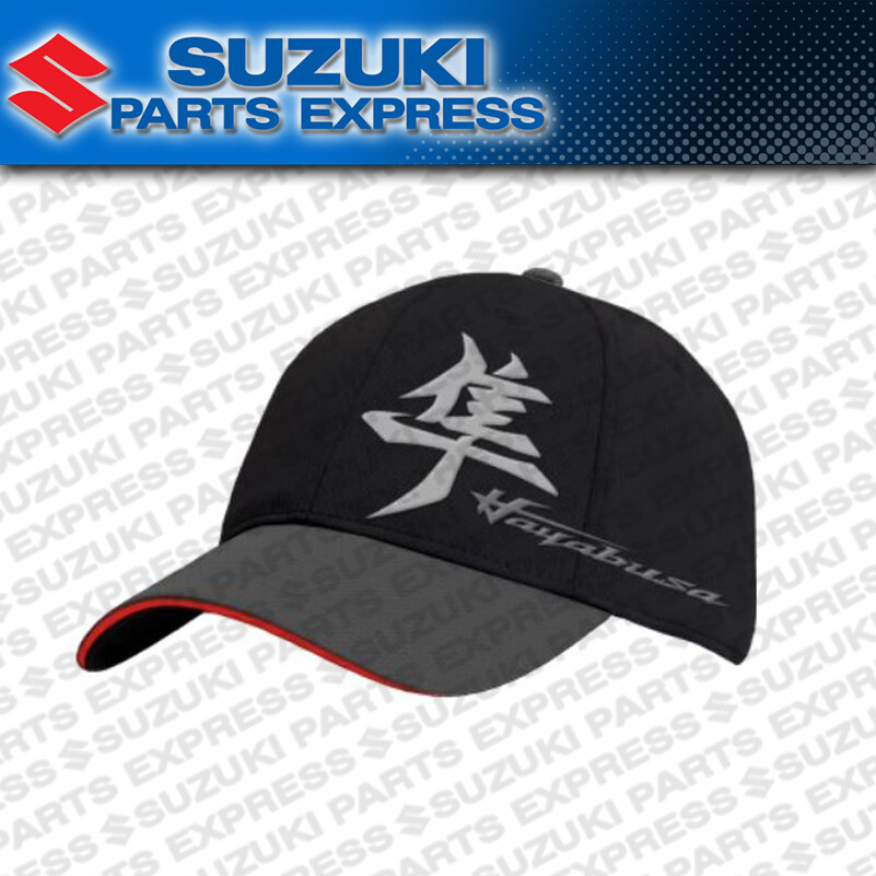 NEW SUZUKI HAYABUSA KANJI HAT CAP BLACK RED BUSA LOGO SNAP BACK 990A0 ...