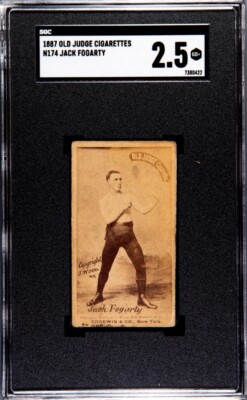 1887 N174 Old Judge Boxing Jack Fogarty SGC 2.5 | eBay
