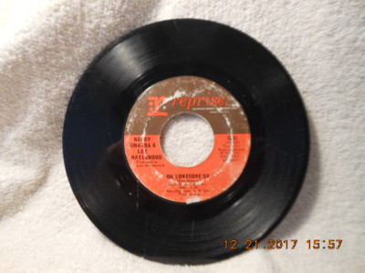 NANCY SINATRA & LEE HAZELWOOD (REPRISE 0651 ) 7" 45 rpm OH LONESOME ME ...